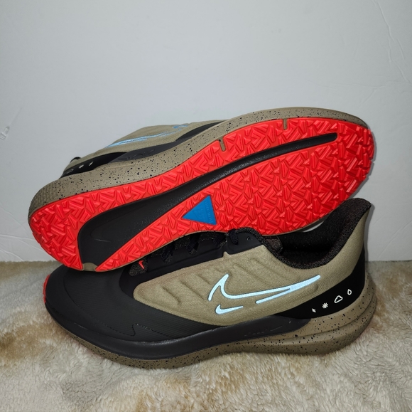 Nike | Shoes | Nike Air Winflo 9 Shield Medium Ash Laser Blue ...